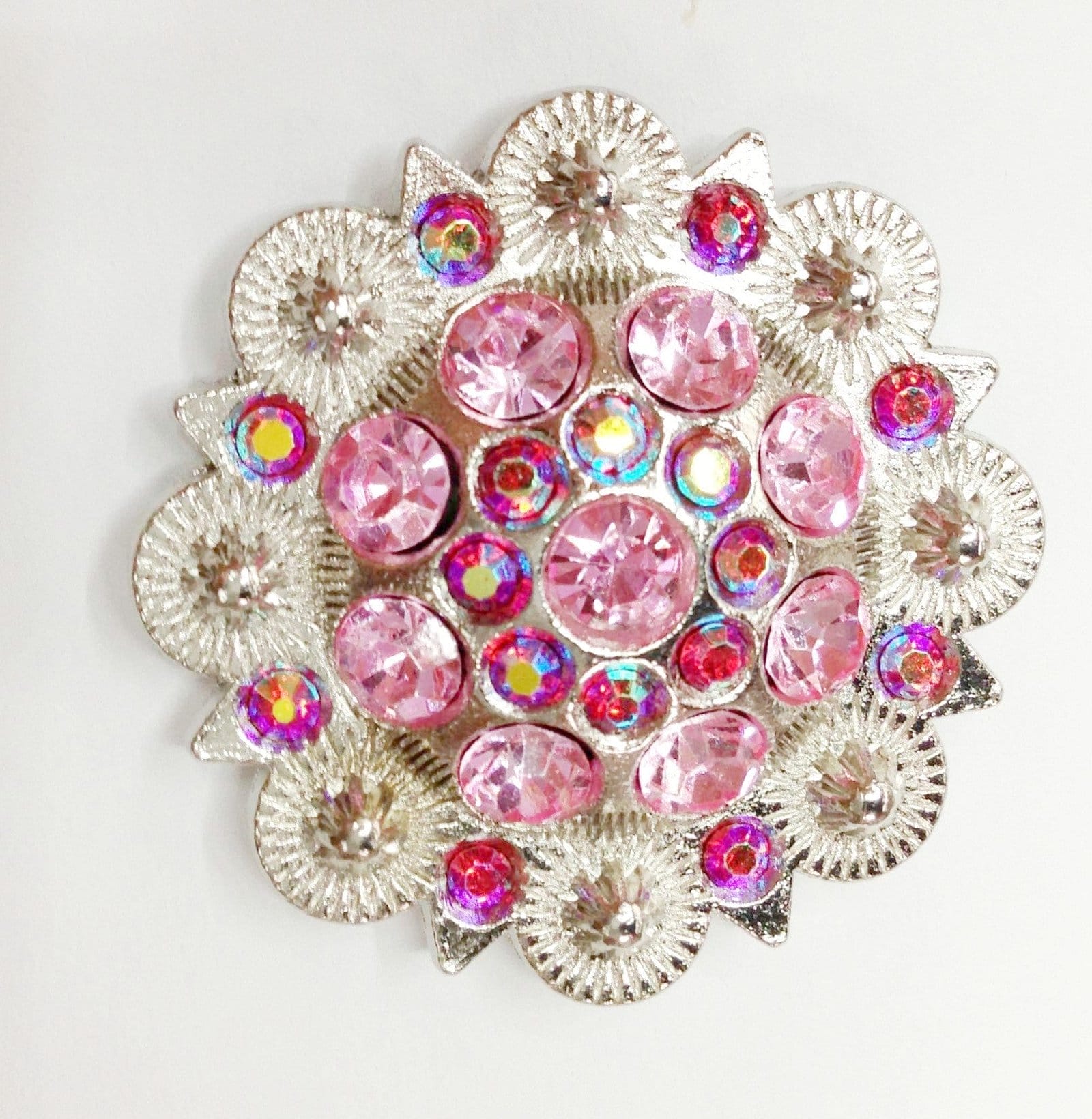 12 Wholesale Western Rhinestone Berry Conchos Pink 12pcs CH128_2077PKRD ...
