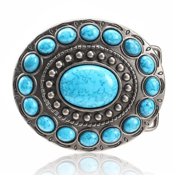 Wholesale Turquoise Belt Buckle 1368 - The Belt Wholesale